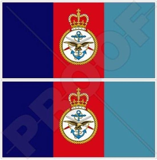 Groot-Brittannië Vlag Bumperstickers Vinyl Decals Set van 2 | bol
