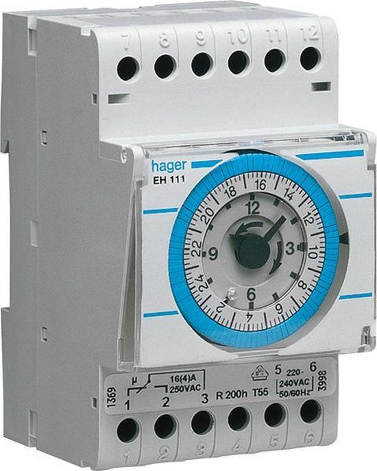 Hager schakelklok eh111 | bol.com