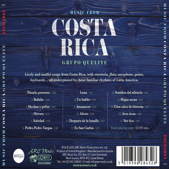Grupo Quelite - Music From Costa Rica (CD), Grupo Quelite | Muziek | bol