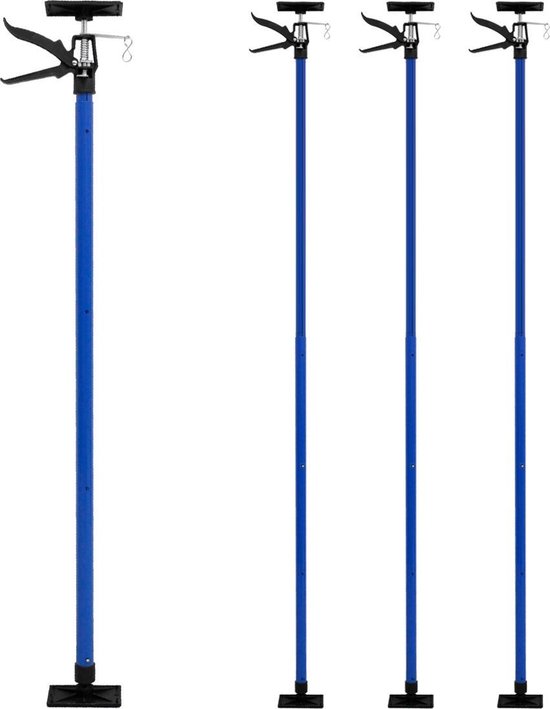 ECD Germany Plafondsteun set van 4 1,15m-2,90m, tot 30kg, telescopische ...