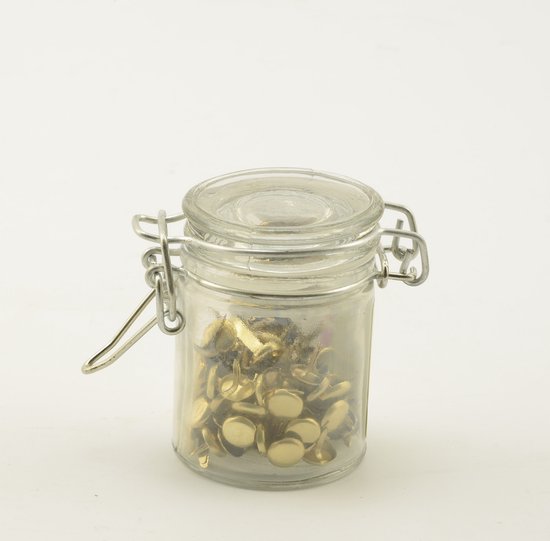 Vaessen Creative Splitpennen - potje 25g - +/-118x - Rondje g -oud ...