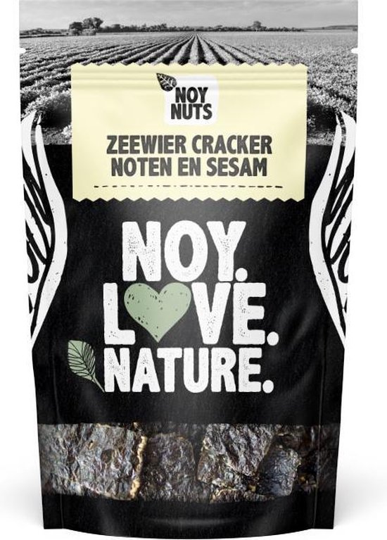 NoyNuts | Zeewier Snack - Amandel & Sesam | 250 gram | Gezonde Snack ...
