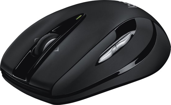Logitech M545 - Muis - optisch - 5 knoppen - draadloos - 2.4 GHz - USB draadloze ontvanger | bol