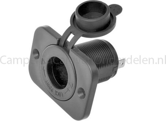 Sigarettenaansteker-inbouwdoos 12V/24V met afsluitdop | bol