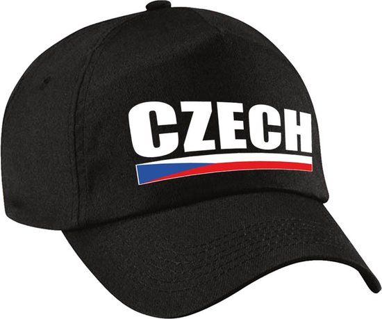 Czech supporters pet zwart kinderen - jongens en meisjes - Tsjechie ...