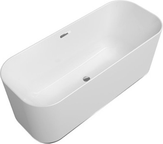 Villeroy & Boch Finion vrijstaand bad 170x70 cm Quaryl met push-to-open ...