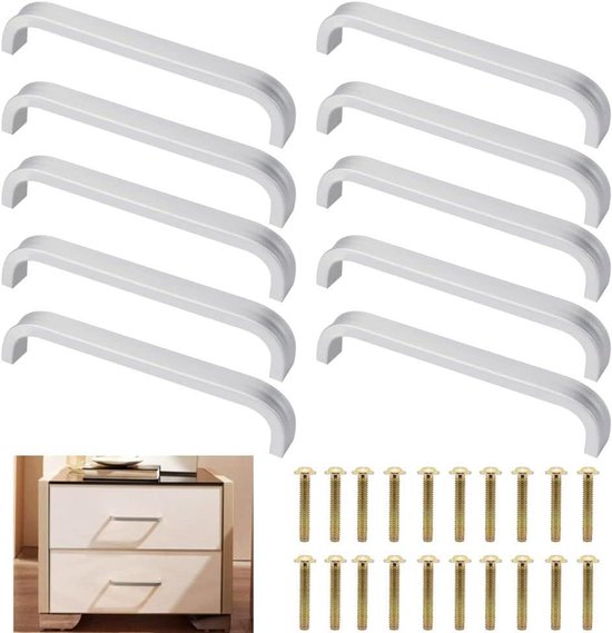 Allecto Plus - Moderne meubelgrepen met gaten op 100 mm voor ...