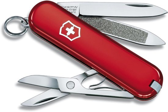 Classic SD zakmes - 7 functies mes, schaar en nagelvijl - Swiss Made | bol