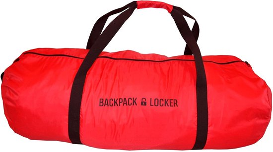 Backpack Locker - Tas voor dakkoffer - 100 liter - Rood | bol