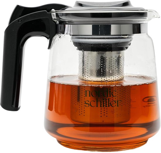 Glazen Theepot Met Deksel - Hittebestendig, 1500 ml, Thermo | bol
