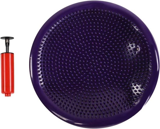 Allecto Plus - Yoga Pad Pilates Evenwichtskussen met Pomp voor ...