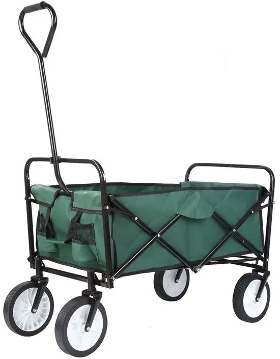 Bolderkar - Tuinwagen - Stevige Transportkar 110L - Opvouwbare - Grote ...