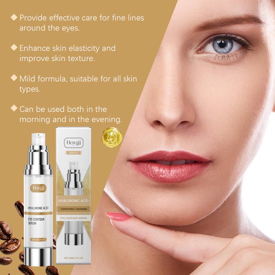 3 stuks oogserum: een delicate, vochtige, tedere, hydraterende en milde ...