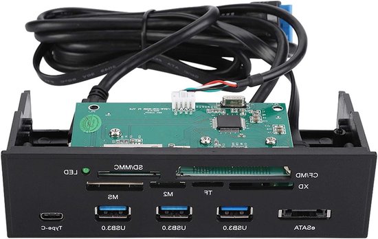 Interne Kaartlezer voor PC Front Panel | Multifunctioneel | USB 3.1/3.0 ...