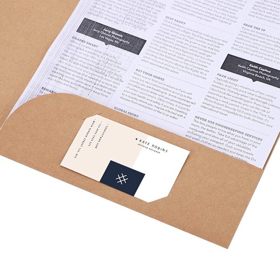 10 stukken presentatiemap A4 Sterkte Documentmap Mapmap Map Power Paper ...