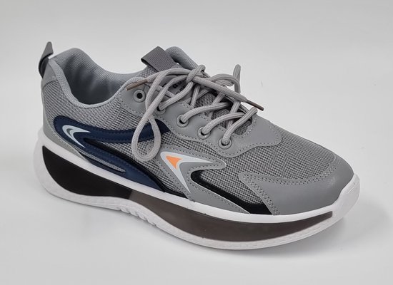JX Shoes - Heren Schoenen - Heren Sneakers - Grijs - Maat 43 | bol