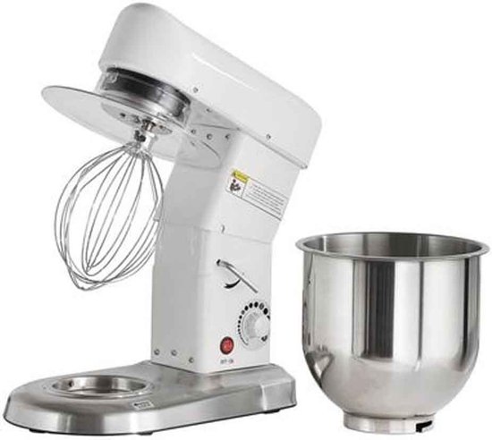 HCB® - Professionele Horeca Planeetmenger - 7 liter - 230V - RVS / INOX ...