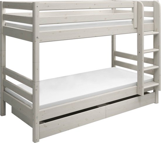 Stapelbed met rechte ladder | bol