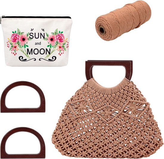 Macramé Tas DIY Kit voor Volwassenen Beginners | bol