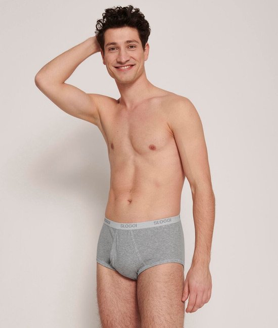 Sloggi - Basic Maxi 4-pack - Grijs | bol