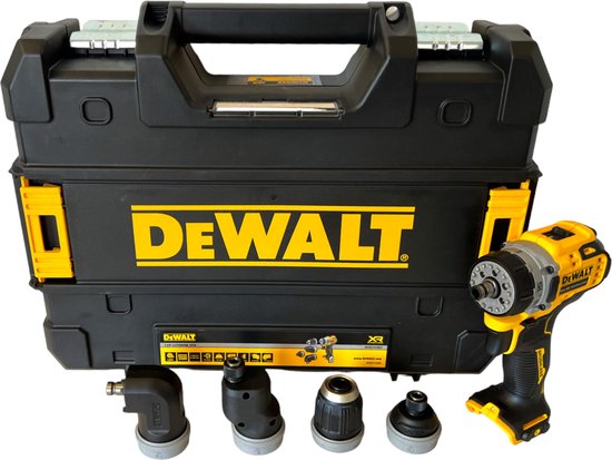 DeWALT DCD703NT Multi-head Accu Schroefboormachine 12V XR Basic Body in TSTAK | bol