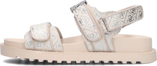 Guess Fabelis Sandalen - Dames - Beige - Maat 38 | bol