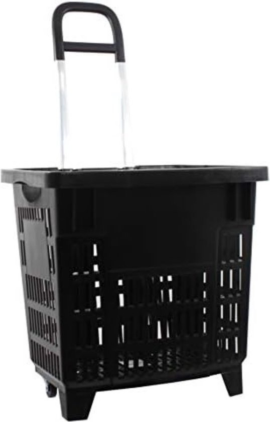 Boodschappenkar - Boodschappentrolley - Boodschappentrolley met wielen - ‎41 x 47 x 44... | bol