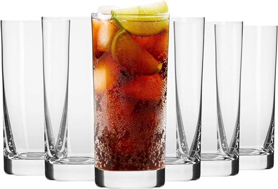 SHOP YOLO-waterglazen-Set van 6 350ml -Blended Collectie-Perfect voor... | bol