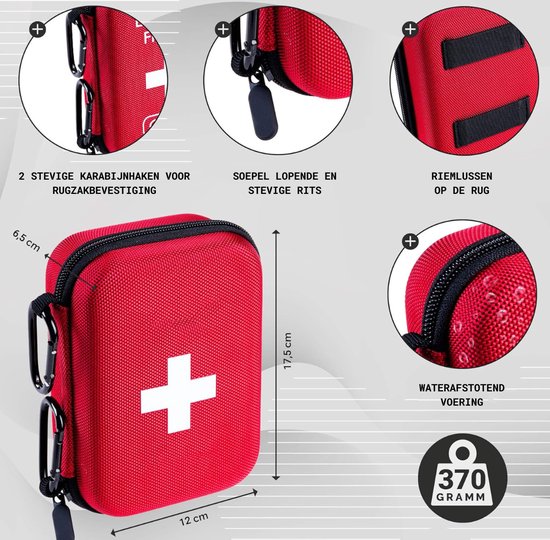EHBO Kit - EHBO Doos - Noodpakket - Rampenrugzak - Reddingsdeken - EHBO ...