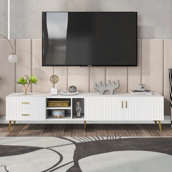 Sweiko TV-standaard voor 75-inch TV's, TV-boards, TV-kast ...
