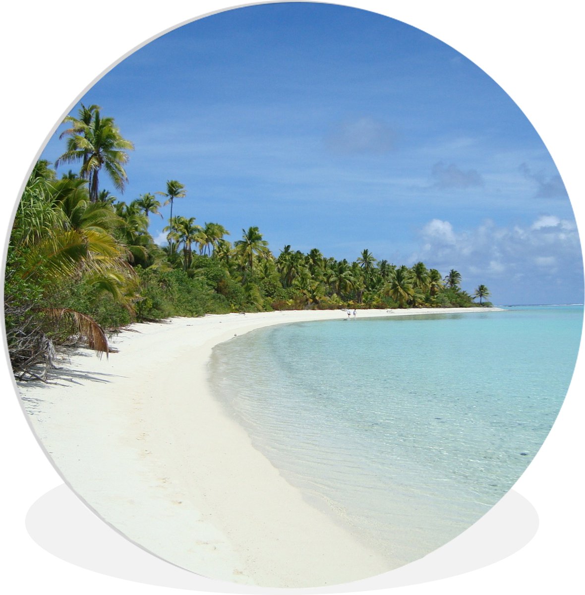 Wall Circle - Indoor Wall Circle - La plage blanche comme neige du One ...