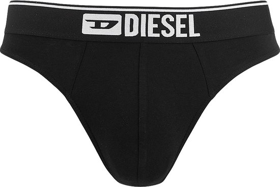 Diesel herenstrings basic logo 3P zwart - M | bol.com
