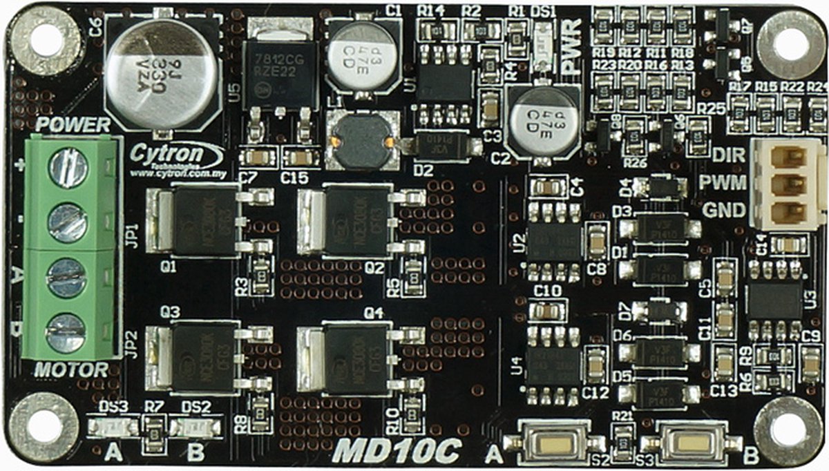 10Amp 5V-30V DC Motor Driver MD10C Cytron | bol.com