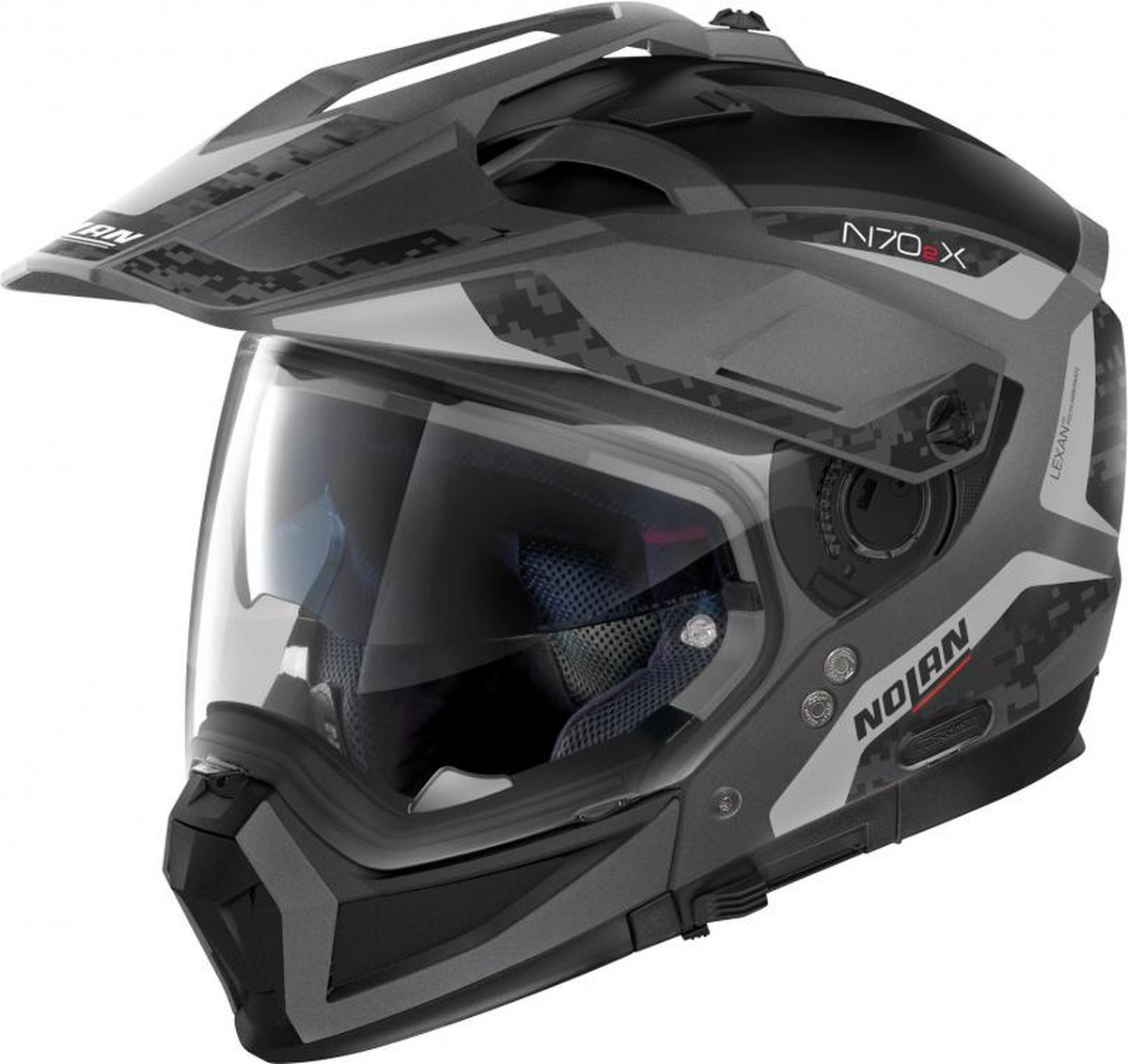 Nolan N70-2 X Torpedo N-Com 41Mat Lava Grijs Multihelm M | bol