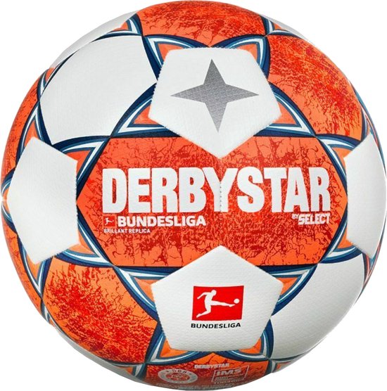 Derbystar Bundesliga Brillant Replica Ball 1323X00021, Unisex, Oranje ...