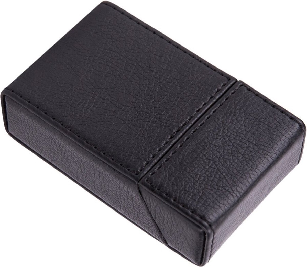 Porte-cigarettes en cuir de Luxe - noir - Boîte à cigarettes - Boîte à ...