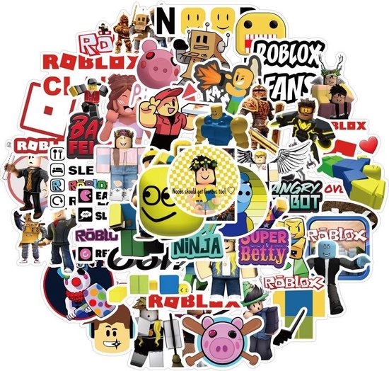 Roblox Sticker 50 Stuks - Roblox Speelgoed - Stickerboek - Stickers ...