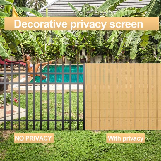 Balkonscherm PVC Tuinscherm Hekwerk voor Buiten Balkonbekleding van PVC ...