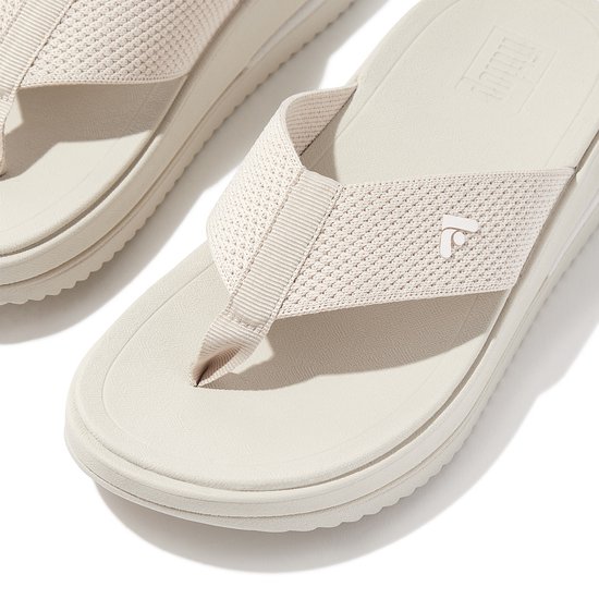 Fitflop Slipper Surf Two-Rone Webbing Toe-post Paris Beige | bol