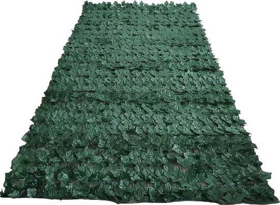 Kunsthaag Op Rol - Klimop blad -Groen - 300cm x 150cm - Balkonscherm ...