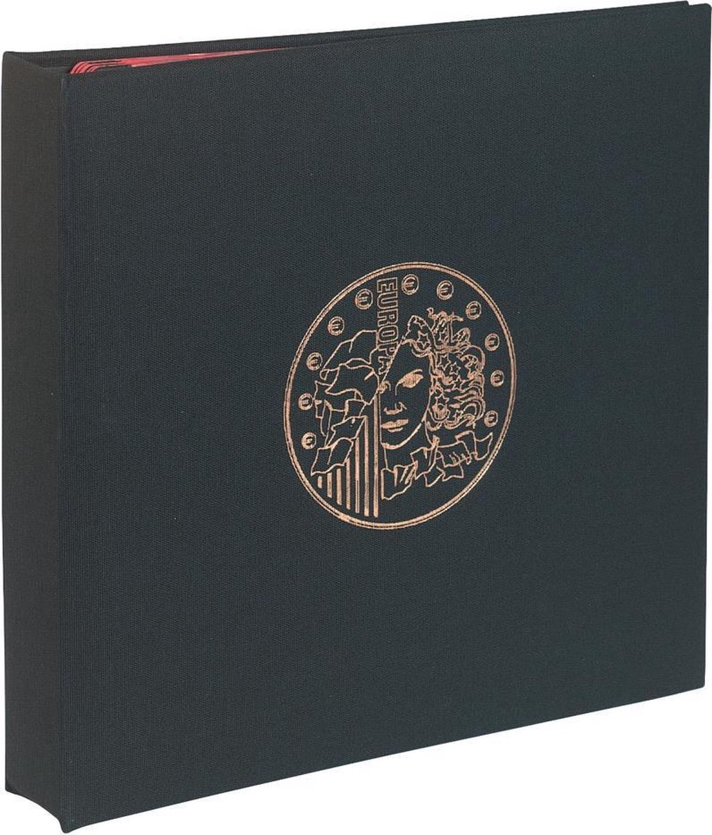 Ringmap Muntenverzameling + 5 plastic vellen - 24,5x25cm, Zwart | bol.com