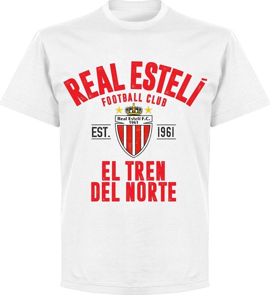 Real Esteli Established T-shirt - Wit - M | bol.com