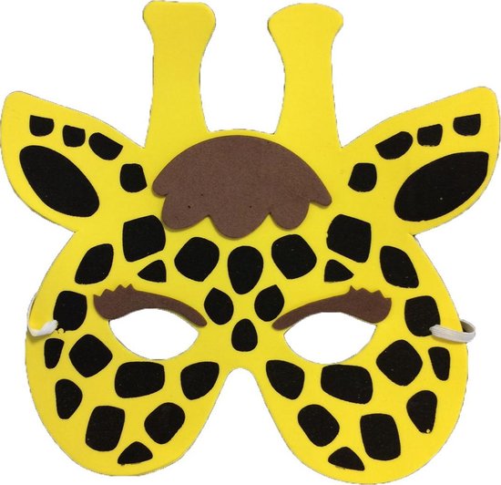 PARTYPRO - Giraffe masker voor kinderen - Maskers > Half maskers | bol.com