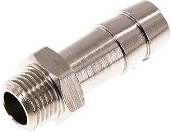 G 1 1/4'' Buitendraad x 32mm Vernikkeld Messing Slangpilaar 16 Bar - FL2S-MH-BN-114G-32 | bol