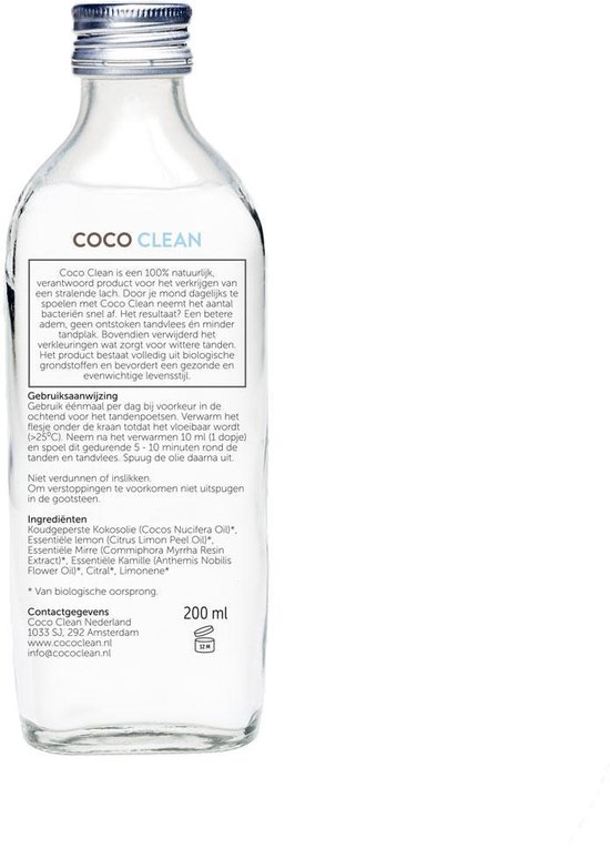 Coco Clean Mouthwash Lemon | bol