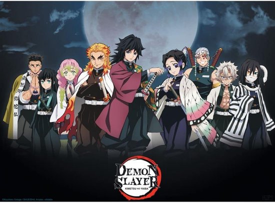 Demon Slayer Hashira Chibi Poster 52x38 cm Anime Merchandise | bol