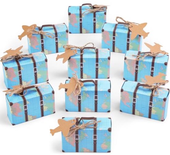 Coffret cadeau Mini Valise 50 pièces pour les fêtes | bol