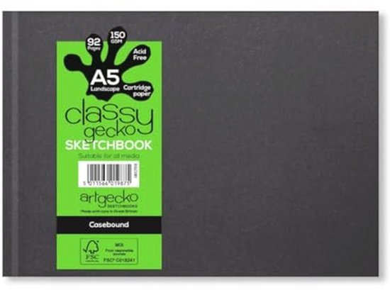 Classy Schetsboek A5 Landschap 150gr - 46 Vel Wit | bol