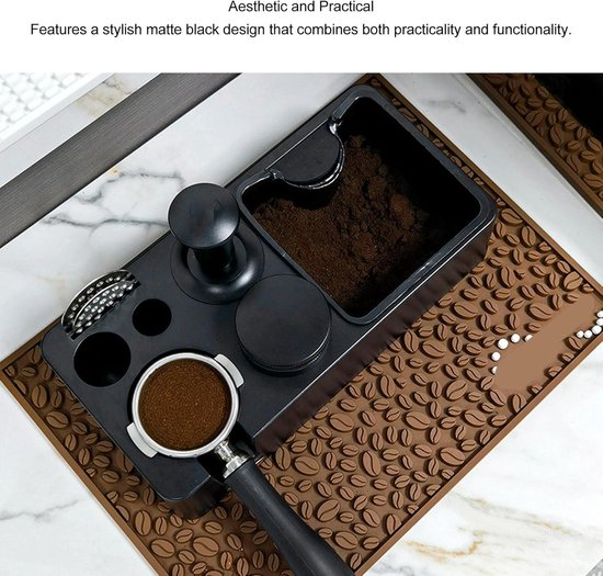 Green Glow - Multifunctioneel Tamping Station voor Koffie - Tamper ...