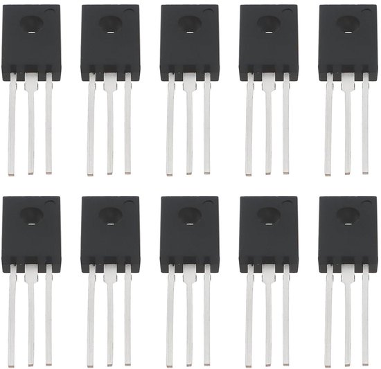 Allecta - 10 stuks PNP high-power transistors 160V 1.2A TO126 pakket ...